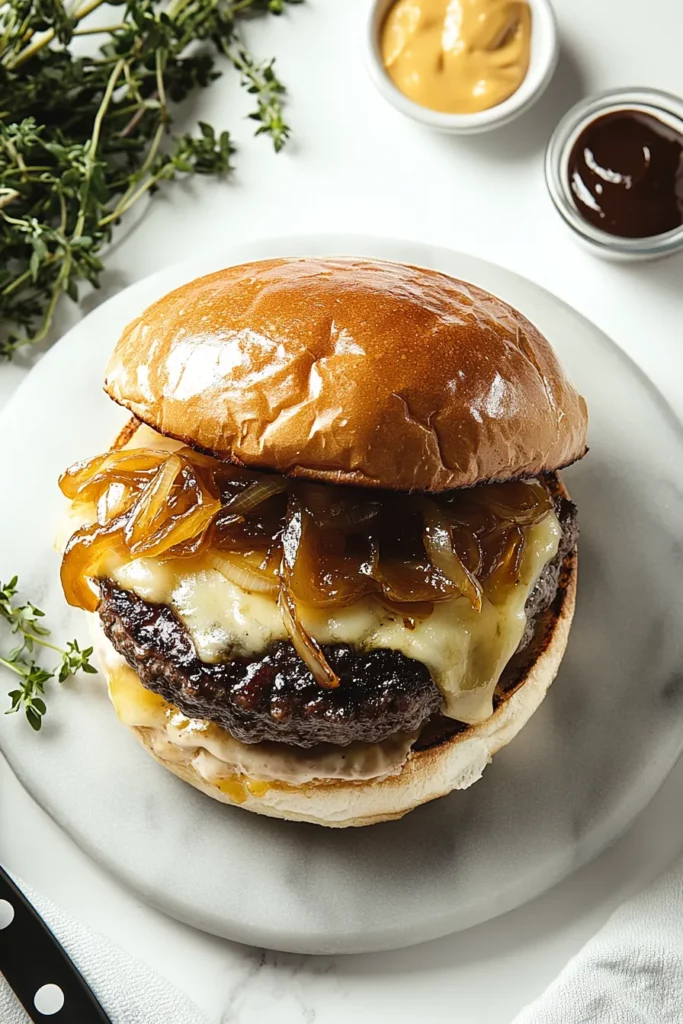 Juicy Smash Burger with Caramelized Onions – Recipes Dish