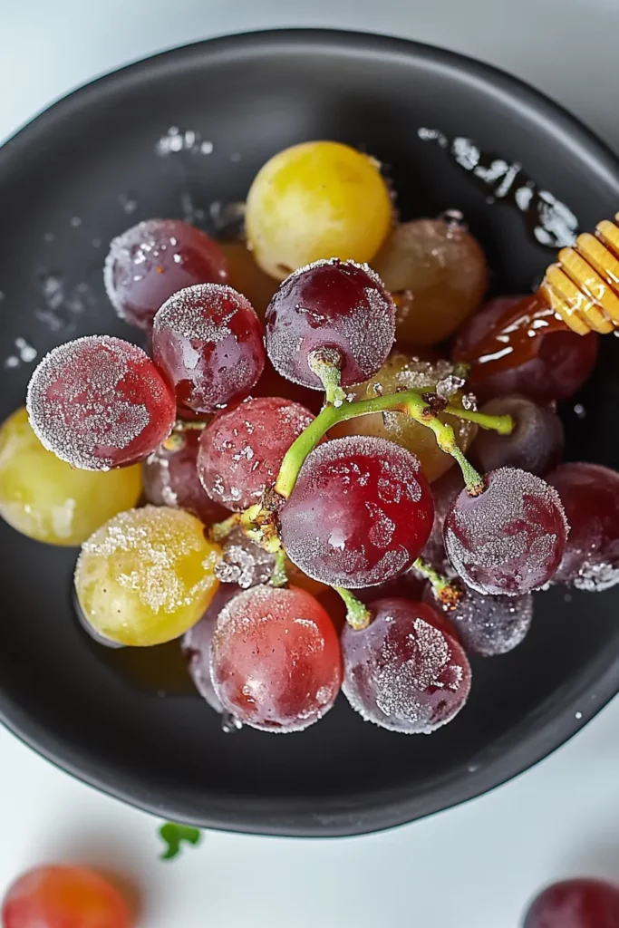 Chilled Frozen Grapes with a Touch of Honey – Recipes Dish