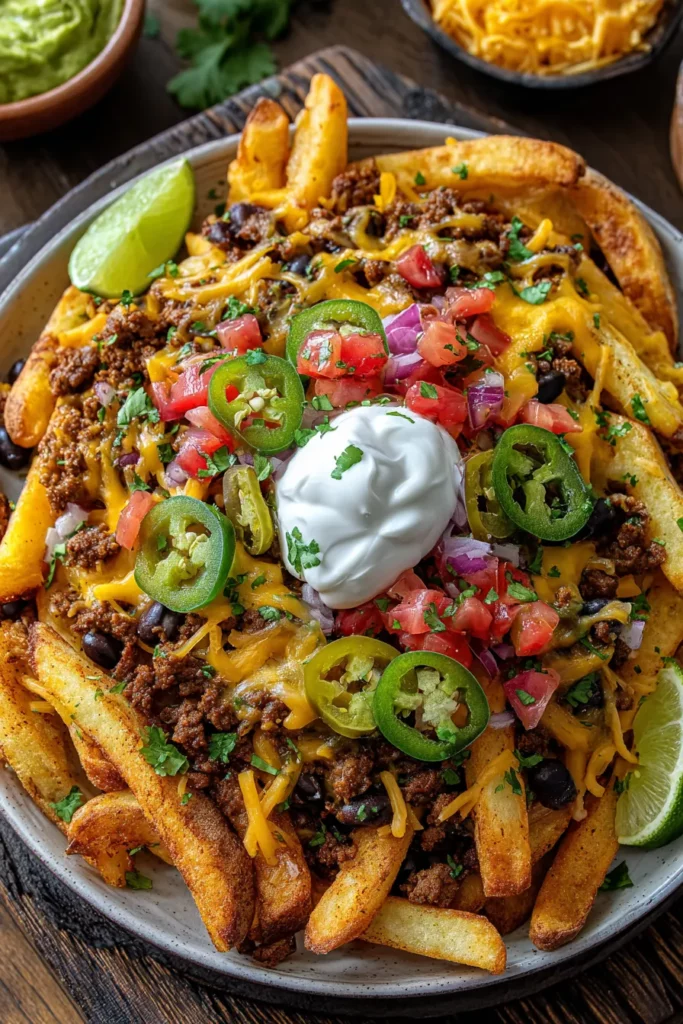 Spicy Tex-Mex Loaded Nacho Fries – Recipes Dish