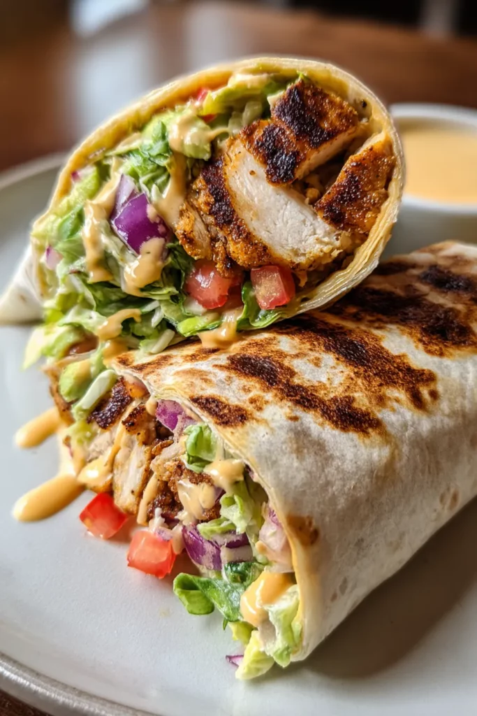 Spicy Grilled Chicken Wrap with Chipotle Mayo – Recipes Dish