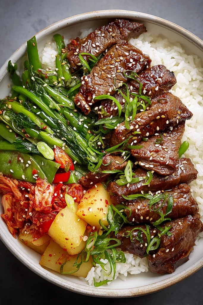 Savory Korean BBQ Beef Bowls – Recipes Dish