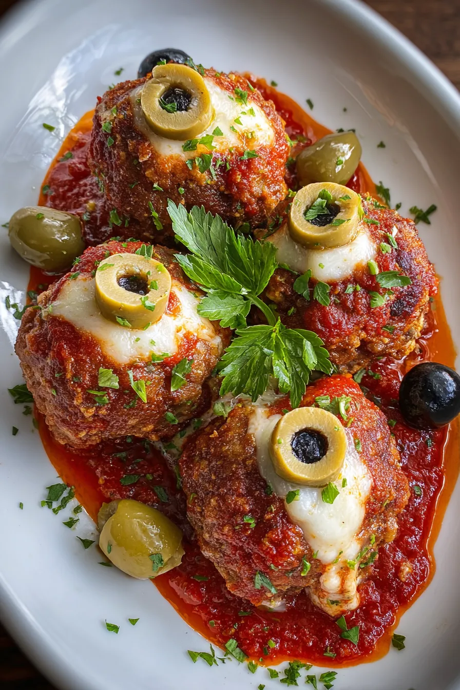 Monster Eyeball Meatballs – Recipes Dish