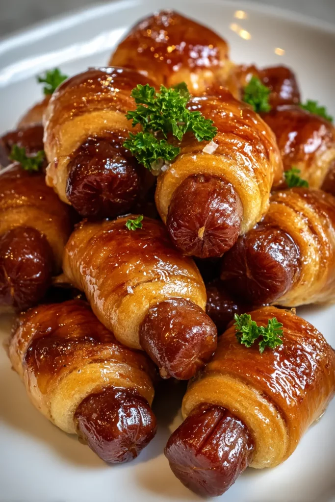 Glazed Pigs In a Blanket – Recipes Dish