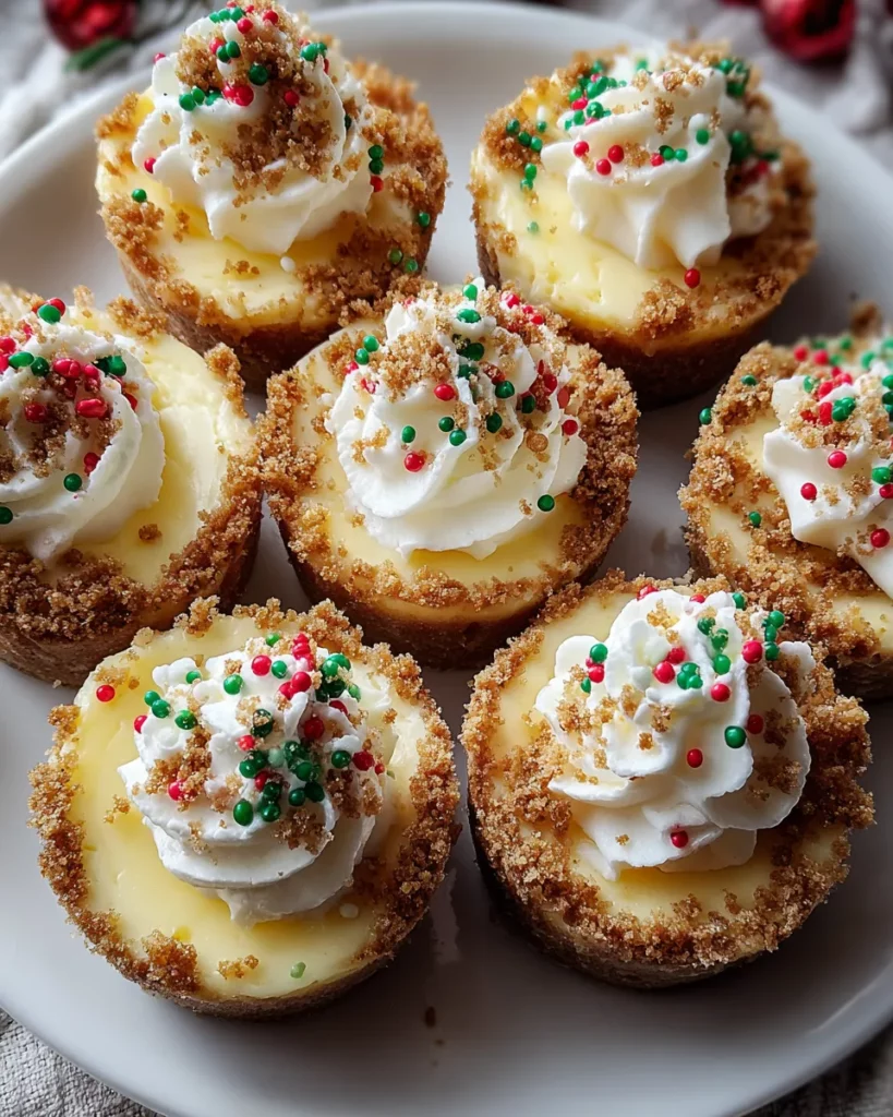 Mini Christmas Cheesecakes – Recipes Dish