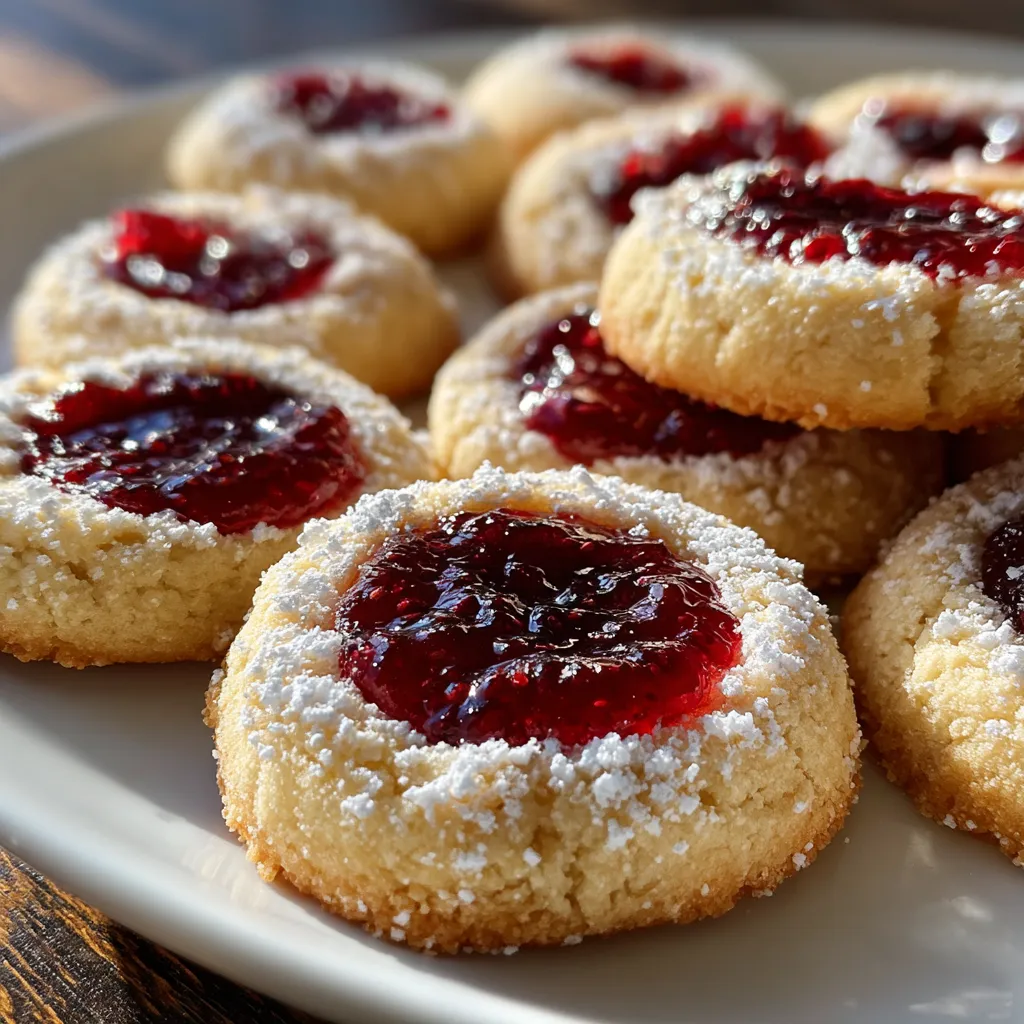 Classic Thumbprint Cookies Raspberry Jam Filling – Recipes Dish