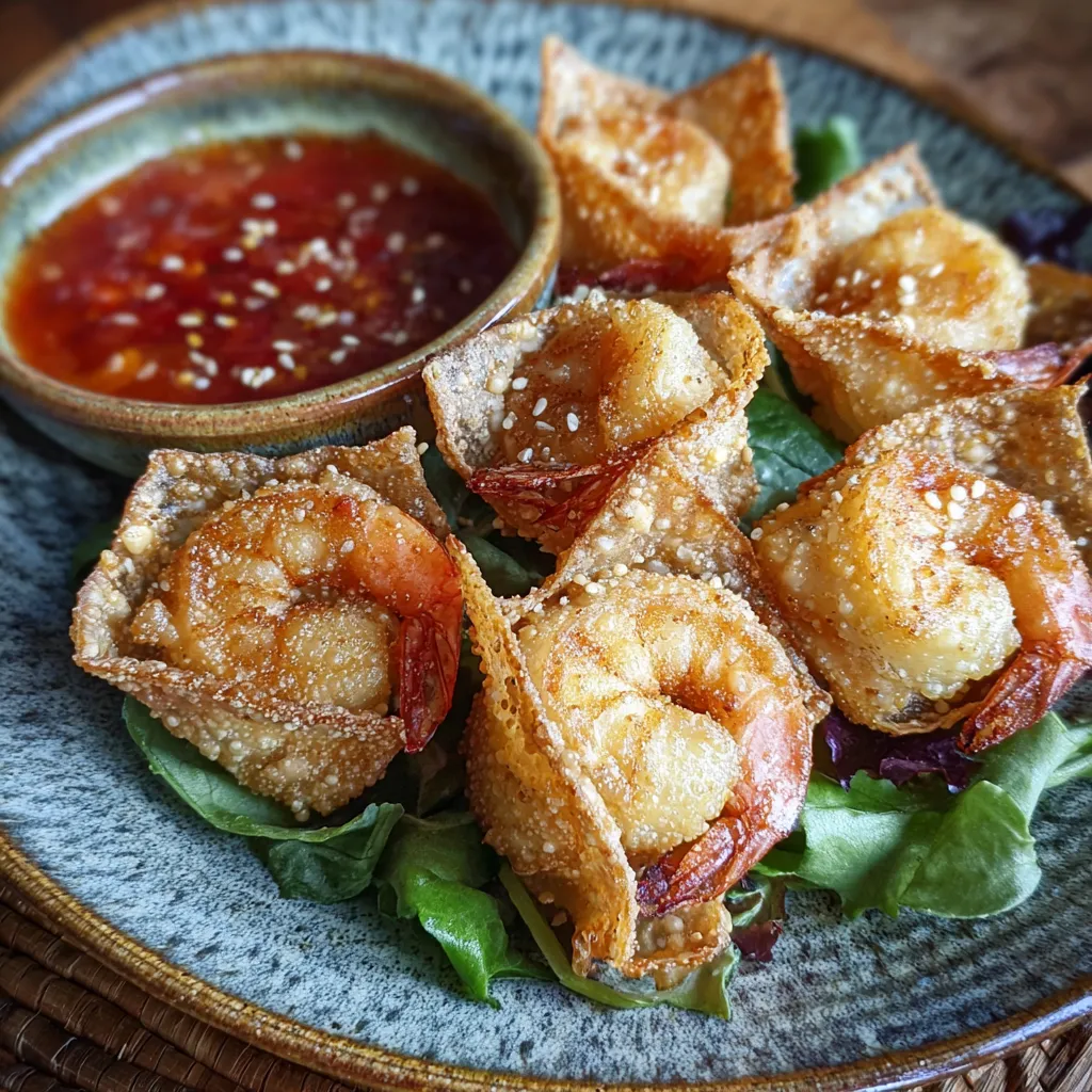 Crispy Wonton Wrapped Shrimp – Recipes Dish