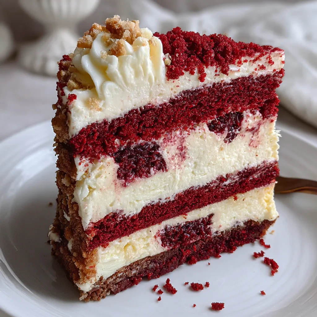 Decadent Red Velvet Cheesecake Layer Cake – Recipes Dish