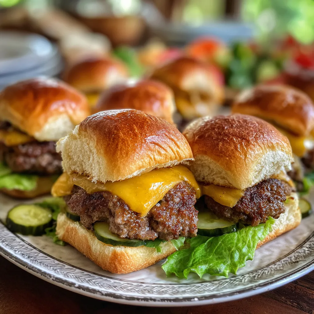 Sheetpan Burger Sliders – Recipes Dish
