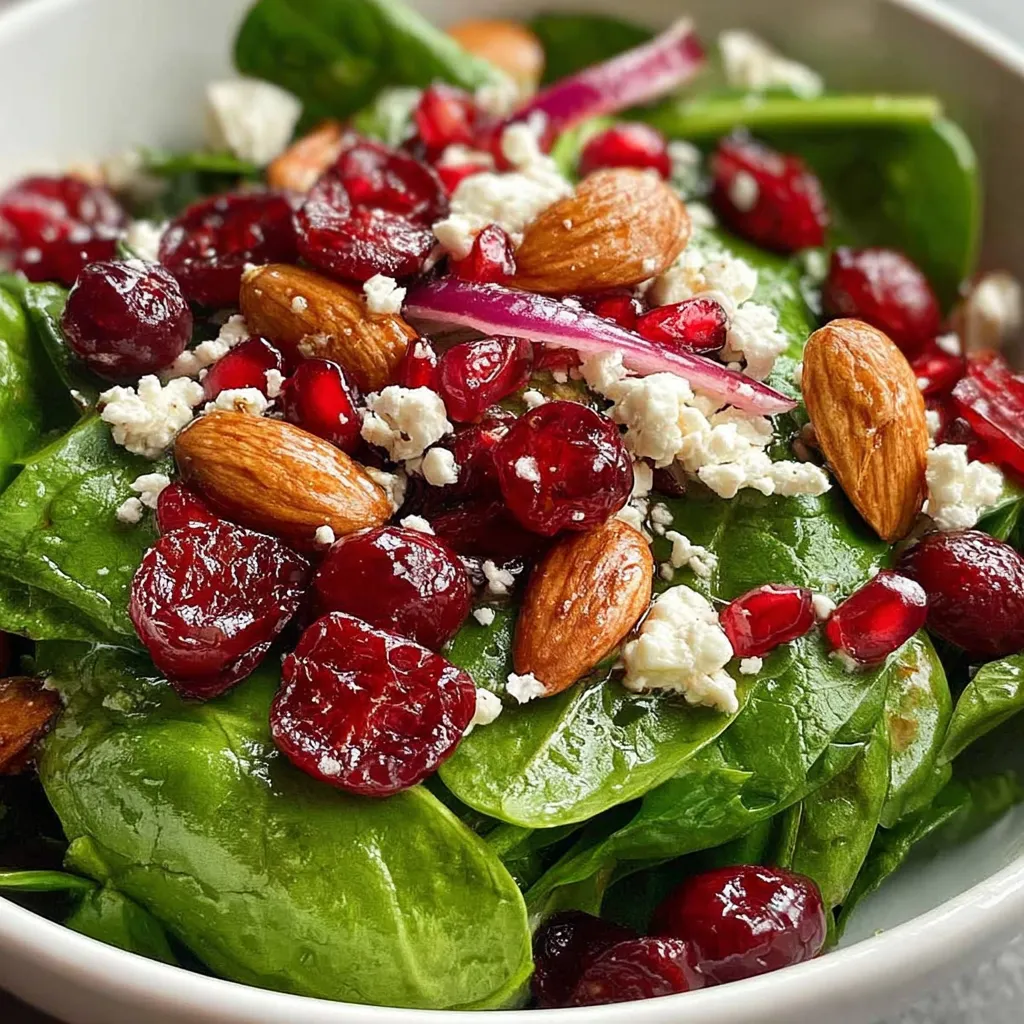 Christmas Cranberry Spinach Salad – Recipes Dish