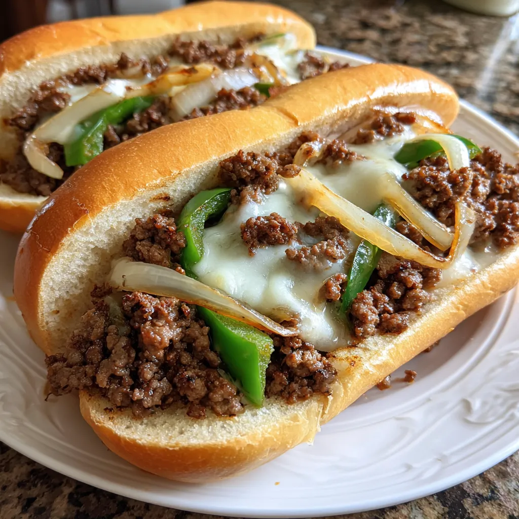 Ground Beef Philly Cheesesteak – Recipes Dish
