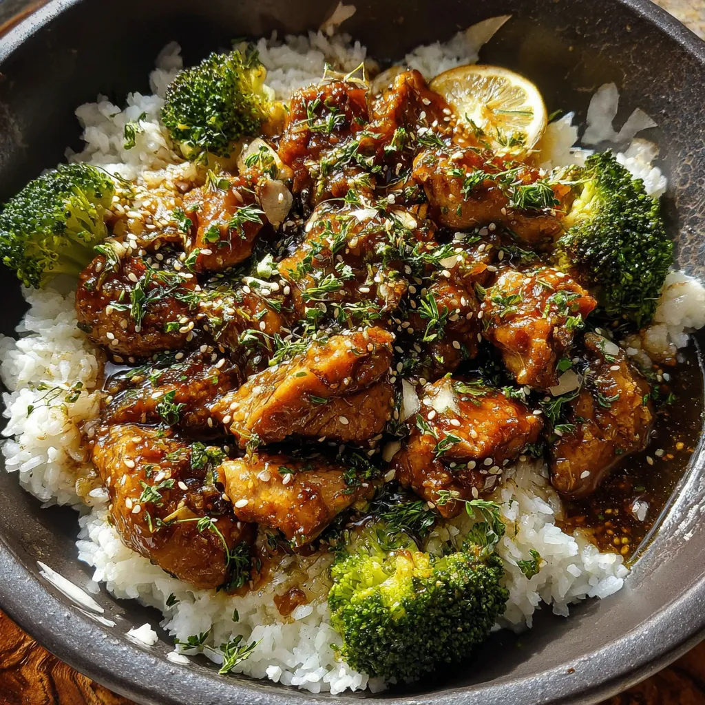 Honey Garlic Chicken Bowls – Recipes Dish