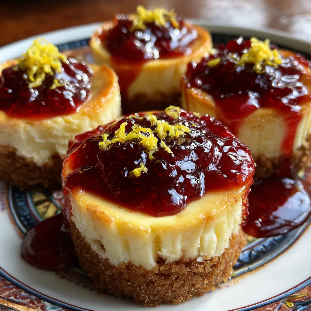 Decadent Mini Creamy New York-Style Cheesecakes – Recipes Dish