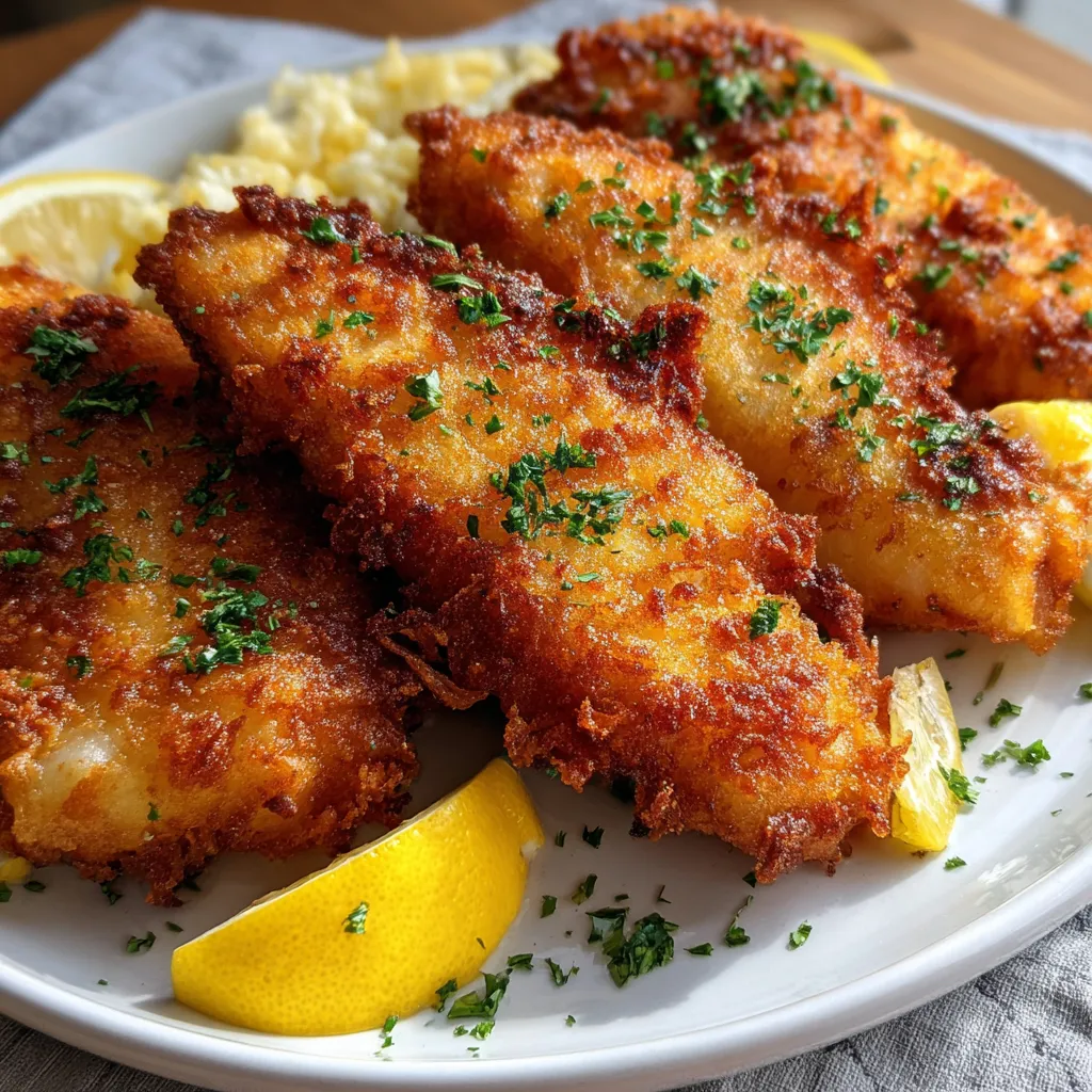 Golden Crispy Beer-Battered Fish Fillets – Recipes Dish