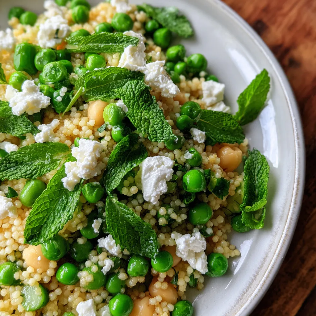 Spring Pea Feta Couscous Salad – Recipes Dish