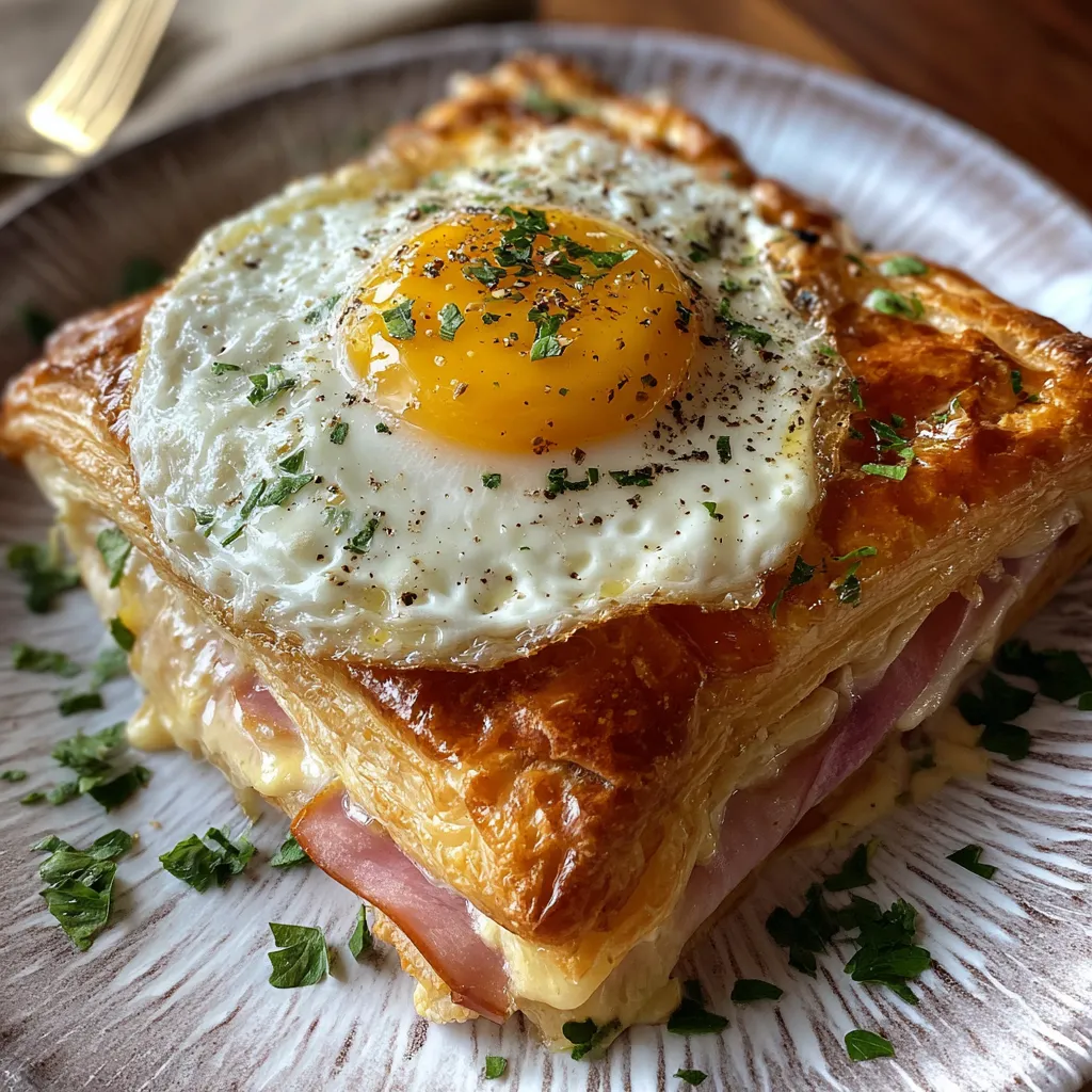 Puff Pastry Croque Madame – Recipes Dish